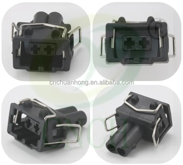 12185025汽车连接器密封母2针模拟，用于Delphi 15327869 VAG 357972752系列2.8毫米DJ7024-3.5 ...