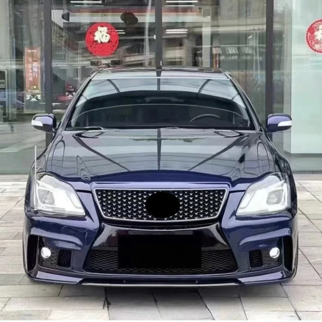 Body Kit Front Rear Bumper Side Skirt For Toyota Crown 12th 2005 2006 ...