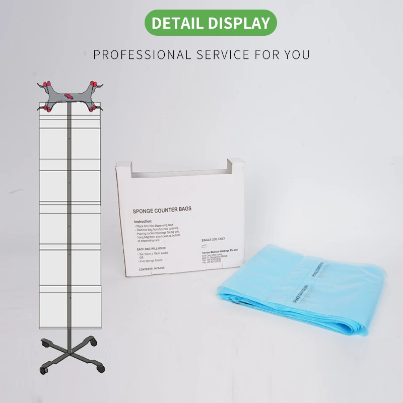 Custom Disposable Surgical Sponge Counter Bag - Pesger