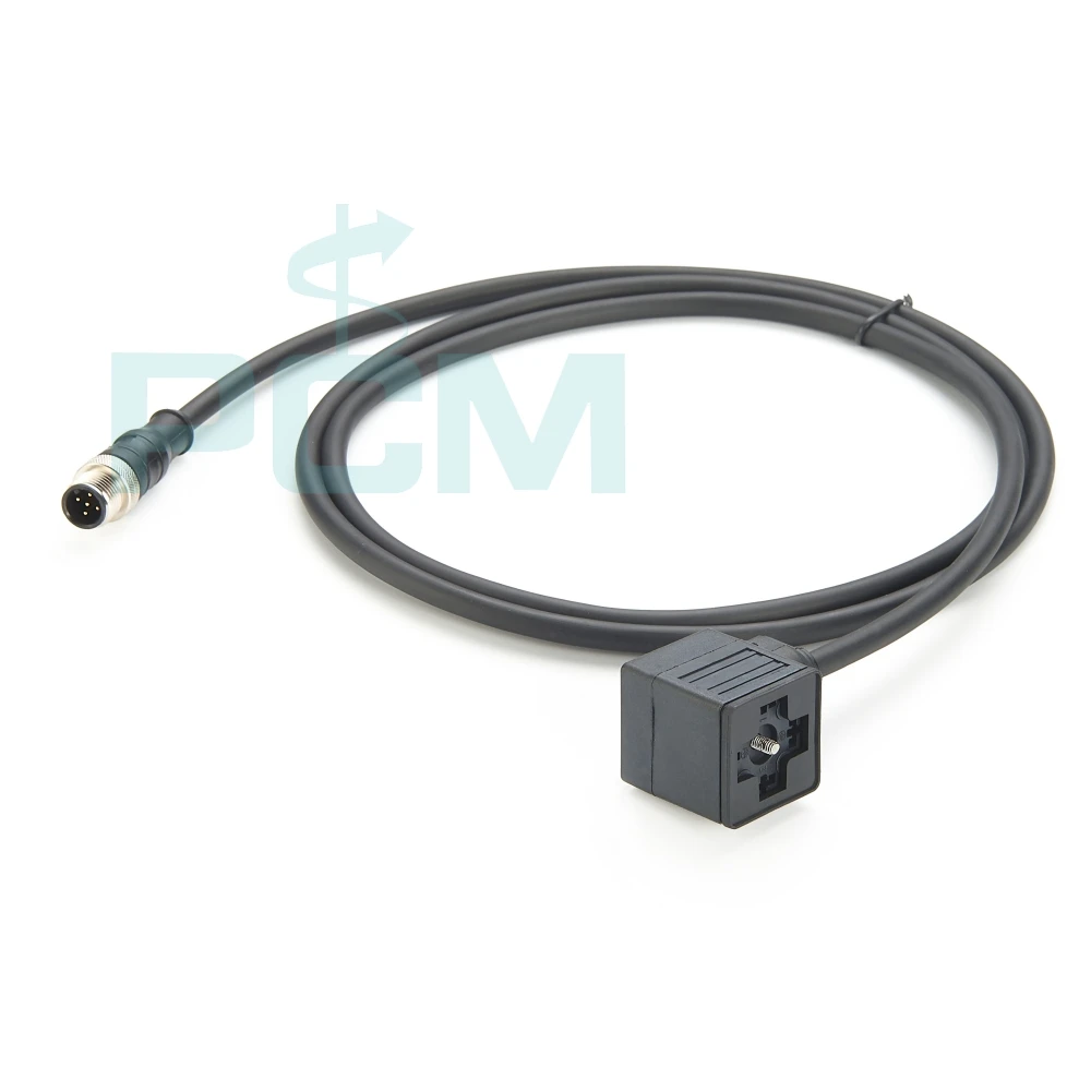 IP67 Sensor Cable M12 - Industrial Plug for Hydraulic Valves
