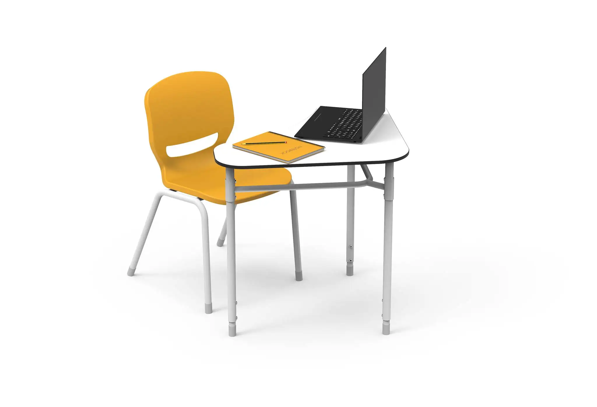 COMNENIR Modern Design Single and Double Seat School Classroom Desk and ...