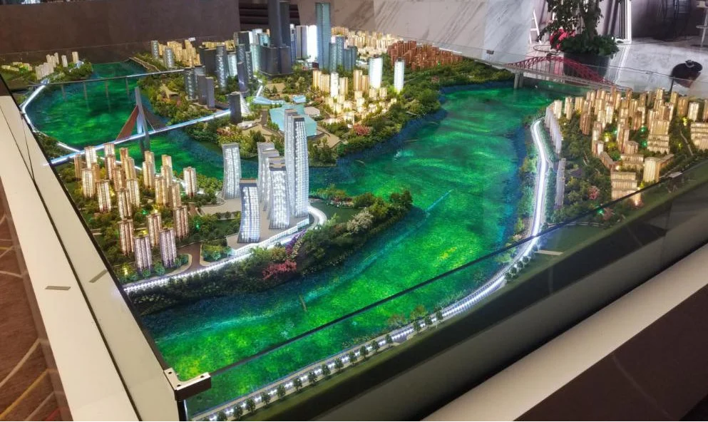 Professional Architectural Scale Building Model Custom Scale Led ...