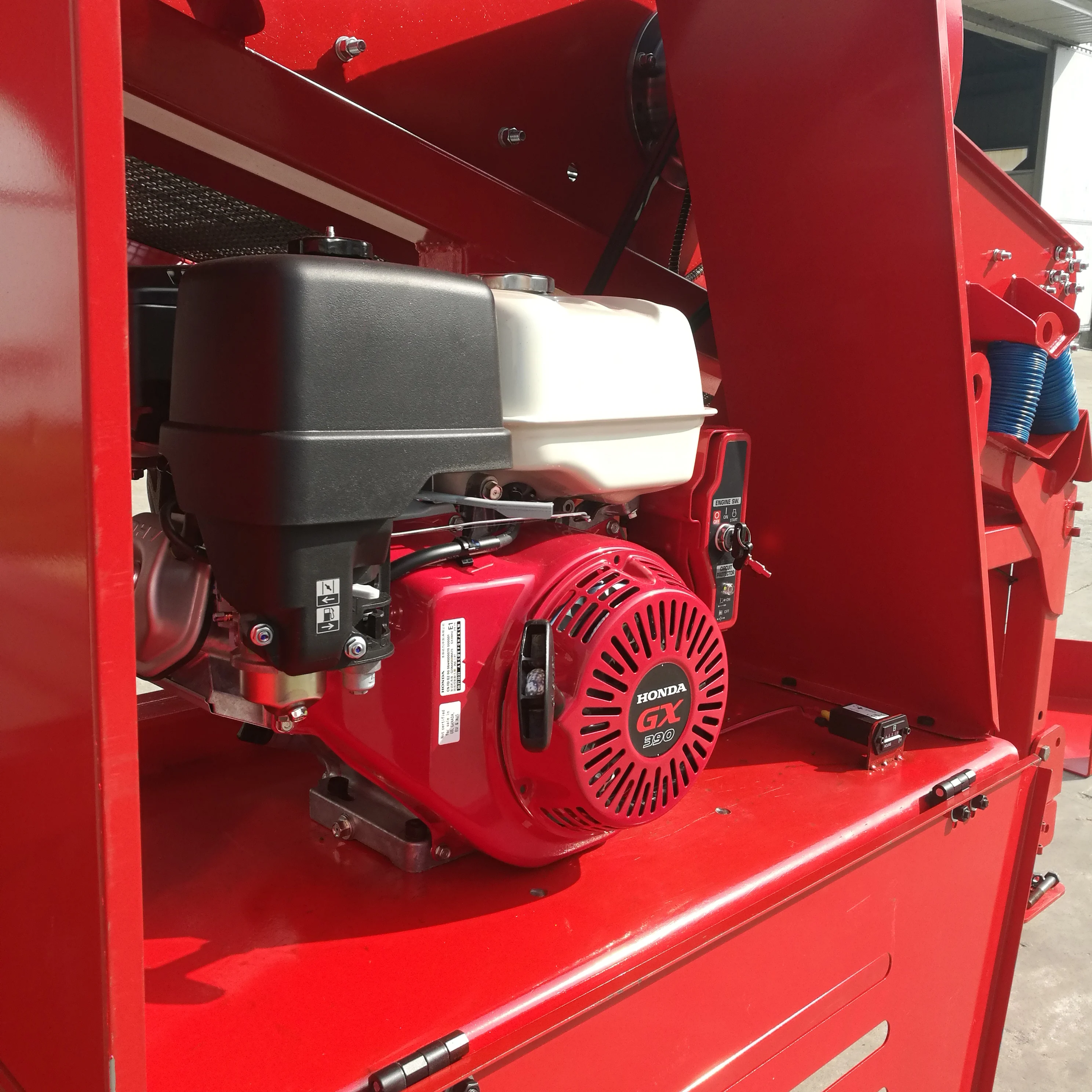 Topsoil Compost Sand Gravel Separator Screen Soil Screener Wast ...