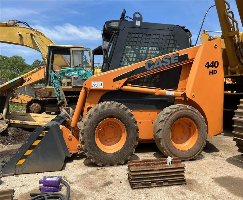 Used Case 440HD 440 skid steer Loader Secondhand Case 440HD 440 Backhoe ...
