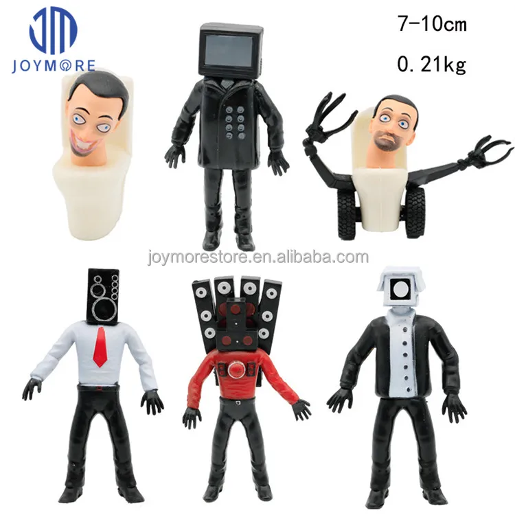 Jm Skibidi Figure Toilet Man Monitor Person Cameraman Figurine Children ...