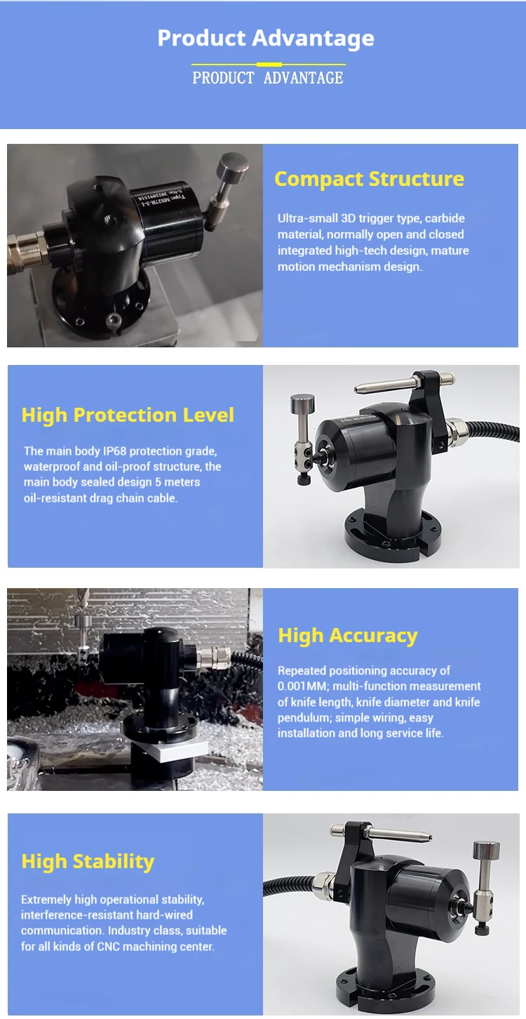 MS27R-3-1 Five Way Direction Tool Setter 0.001MM with Air Intake for ...