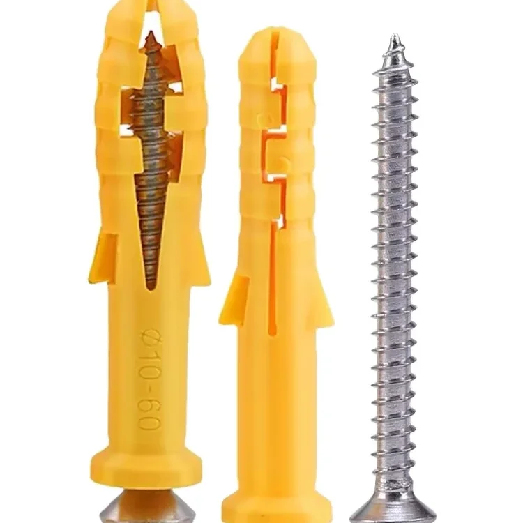 M6 M8 M10 Steel Head Plaster Plastic Expansion Pipe Anchor Bolt Hammer ...