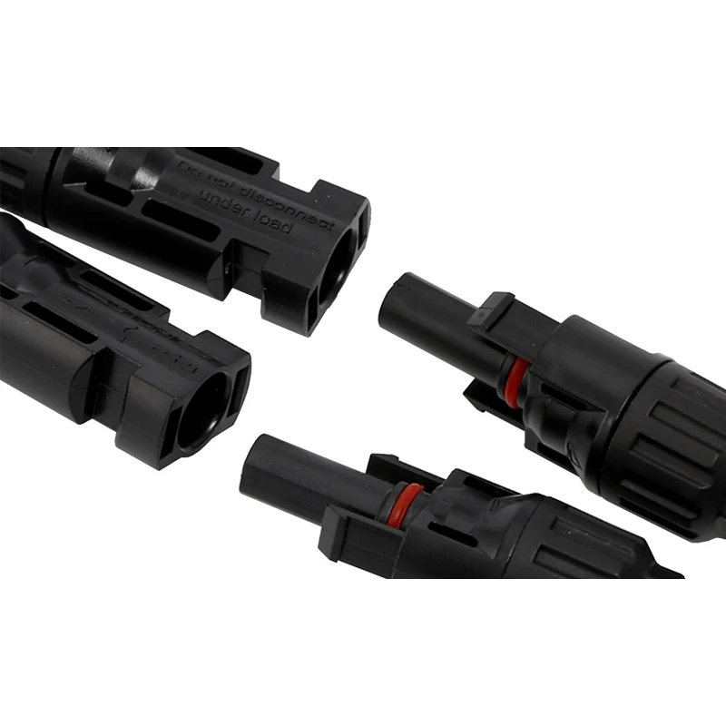 25a Solar Panel Fuse Connector 2 In 1 T Branch Connector Male Female ...