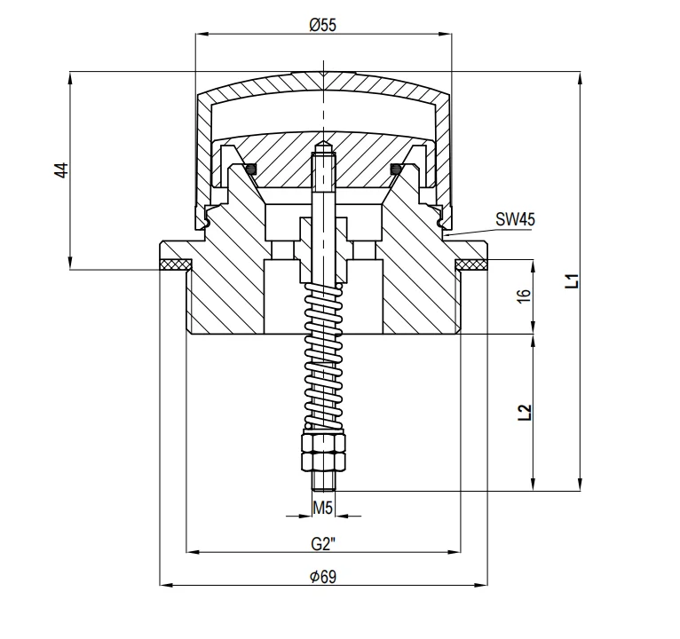 High Pressure Safety Valve Prd 50 Air Qualitrol Pressure Relief Valve ...