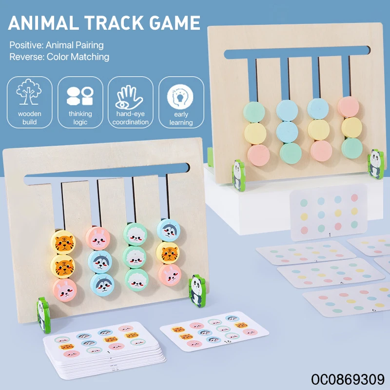 Logic Thinking Puzzle Maze Game For Kids Autism Education Toys With ...