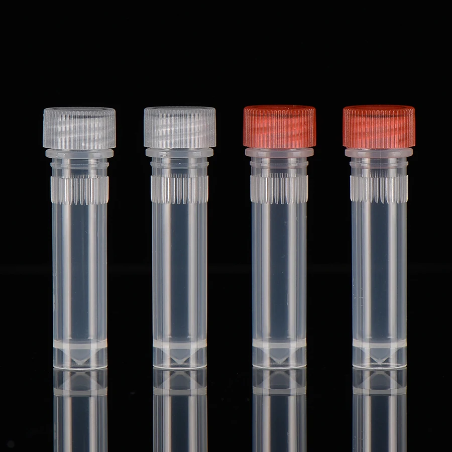 Disposable Screw Microtube Plastic Freezing Cryovials Cryogenic Vials With Cover Cryo Tubes ...