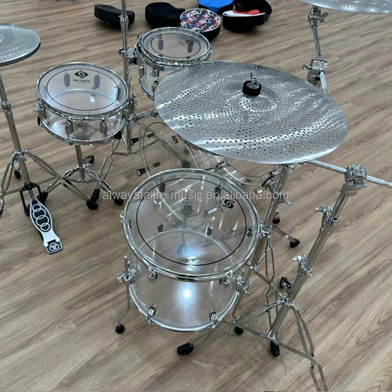 Wholesale Musical Instrument Acrylic Drum Set Professional