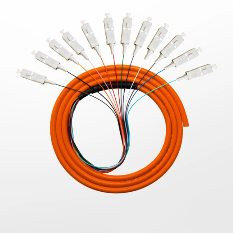 Single Mode Multimode 12-core Bundle Pigtail Roundhead Om3 Om4 For ...