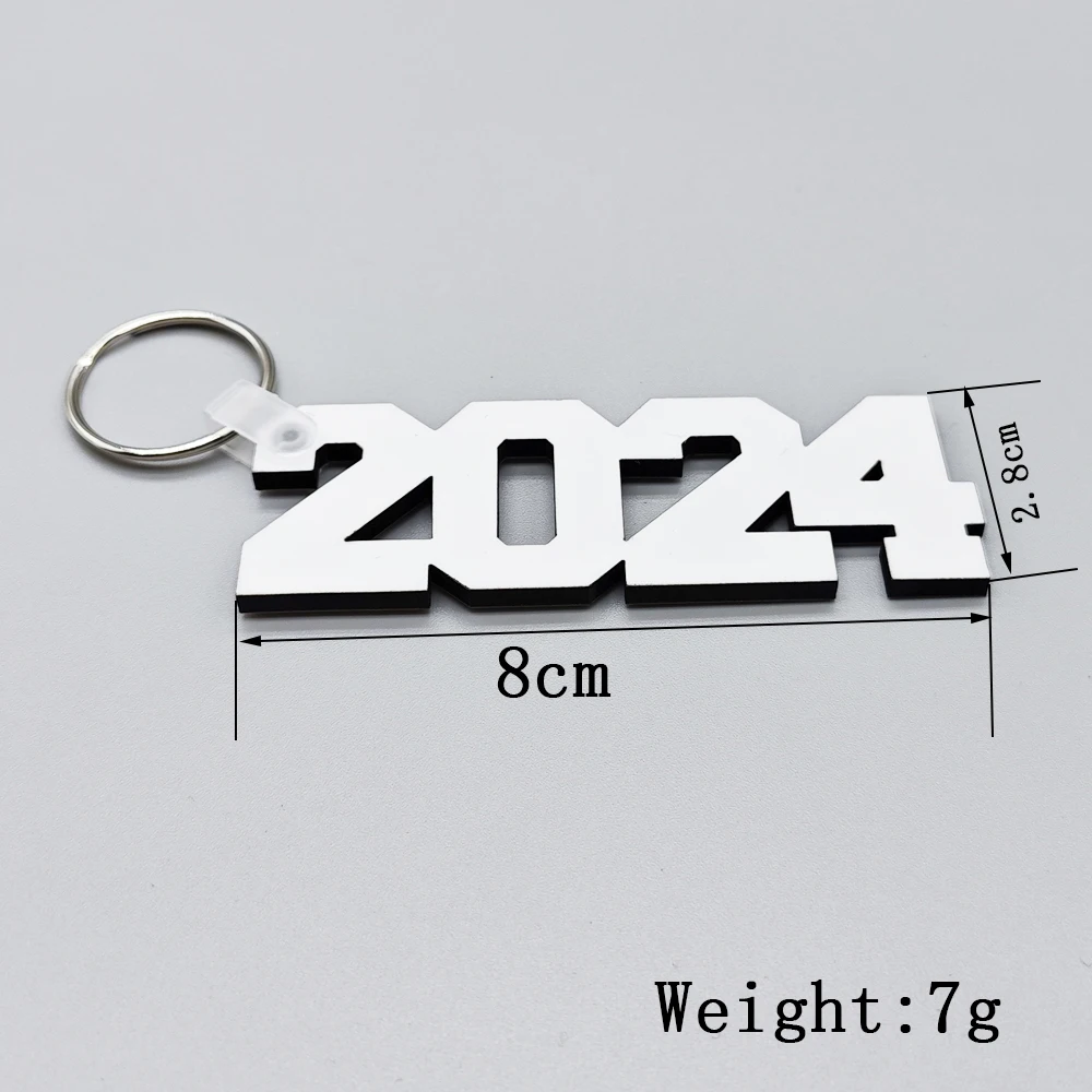 Wholesale Diy Custom 2024 Key Chains Sublimation Blank Mdf 2024 ...