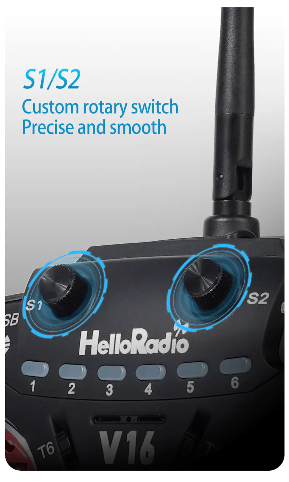 HelloRadio V16 /Pro/MAX Remote Control ELRS Transmitter Support EDGETX ...