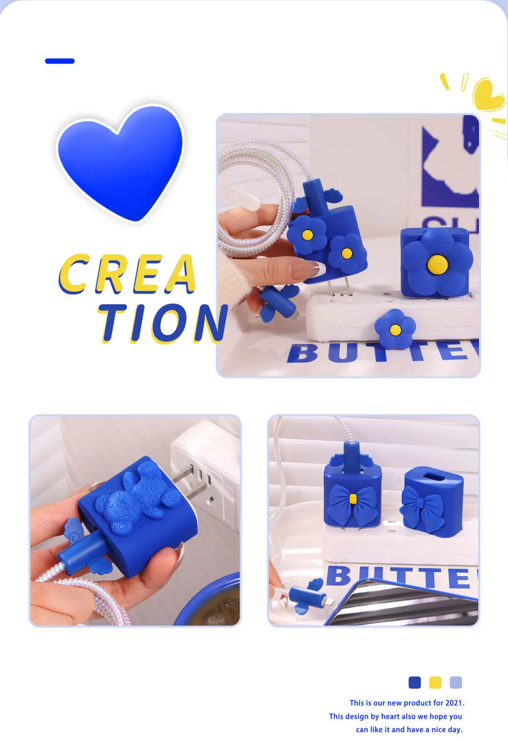 Klein Blue Row For Apple 13 Data Cable Protective Case 20w Mobile Phone ...