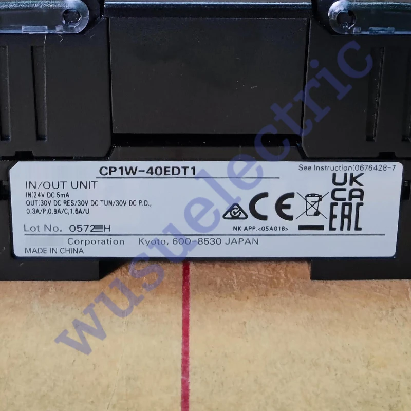 Cp1w-40edt1 Input/output Module 24 X 24 Vdc Input 16 X Pnp Output 0.3a ...