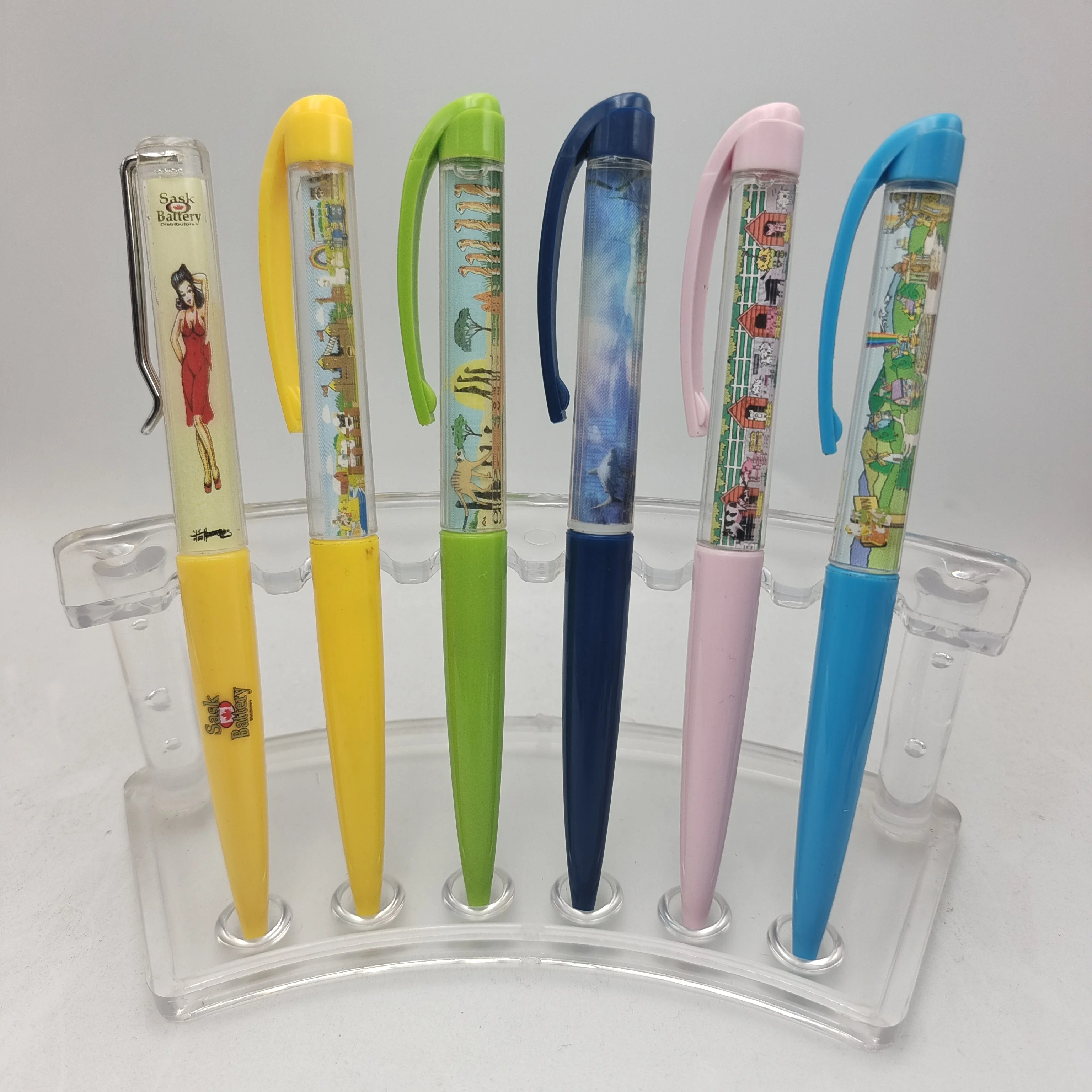Cute Cartoon Float Art Pens Liquid Floating Pen Custom Ice Cream Design ...