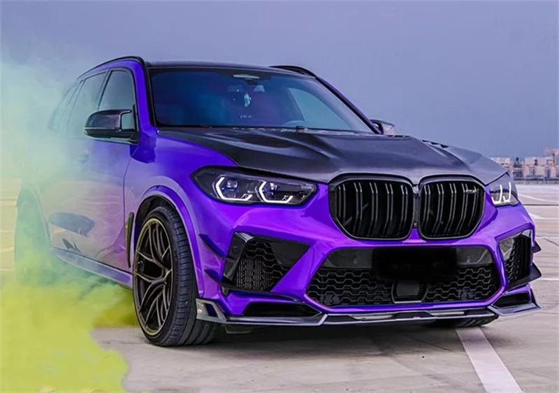 Modified Ae Style Carbon Fiber Front Bumper Edge For Bmw X5m F95 Body ...