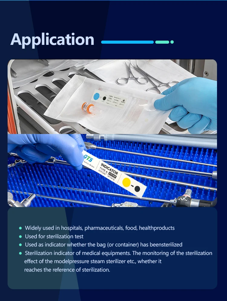 Factory Wholesale Autoclave Class 6 Chemical Steam Indicator Strip ...