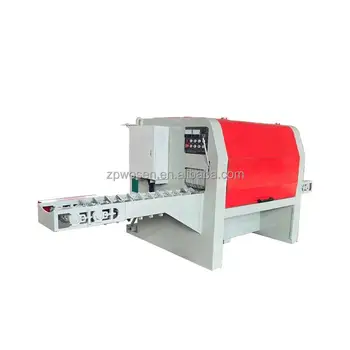 Electric Log Cutting Multiple Blade Sawmill Wood Slicing Machines Wood ...