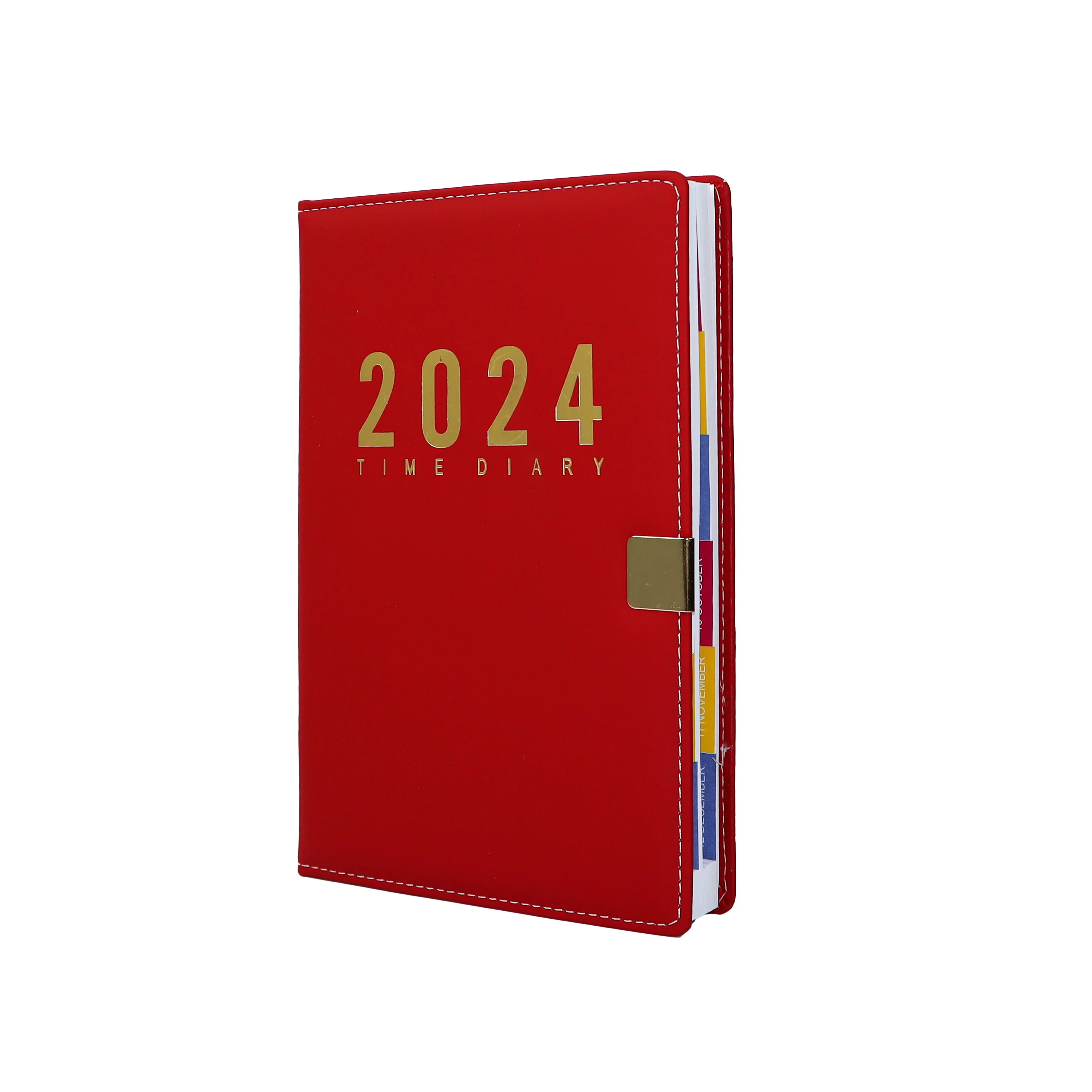 Free Sample Soft Touch Pu Leather Notebook Custom Logo Foil Stamp A5 ...