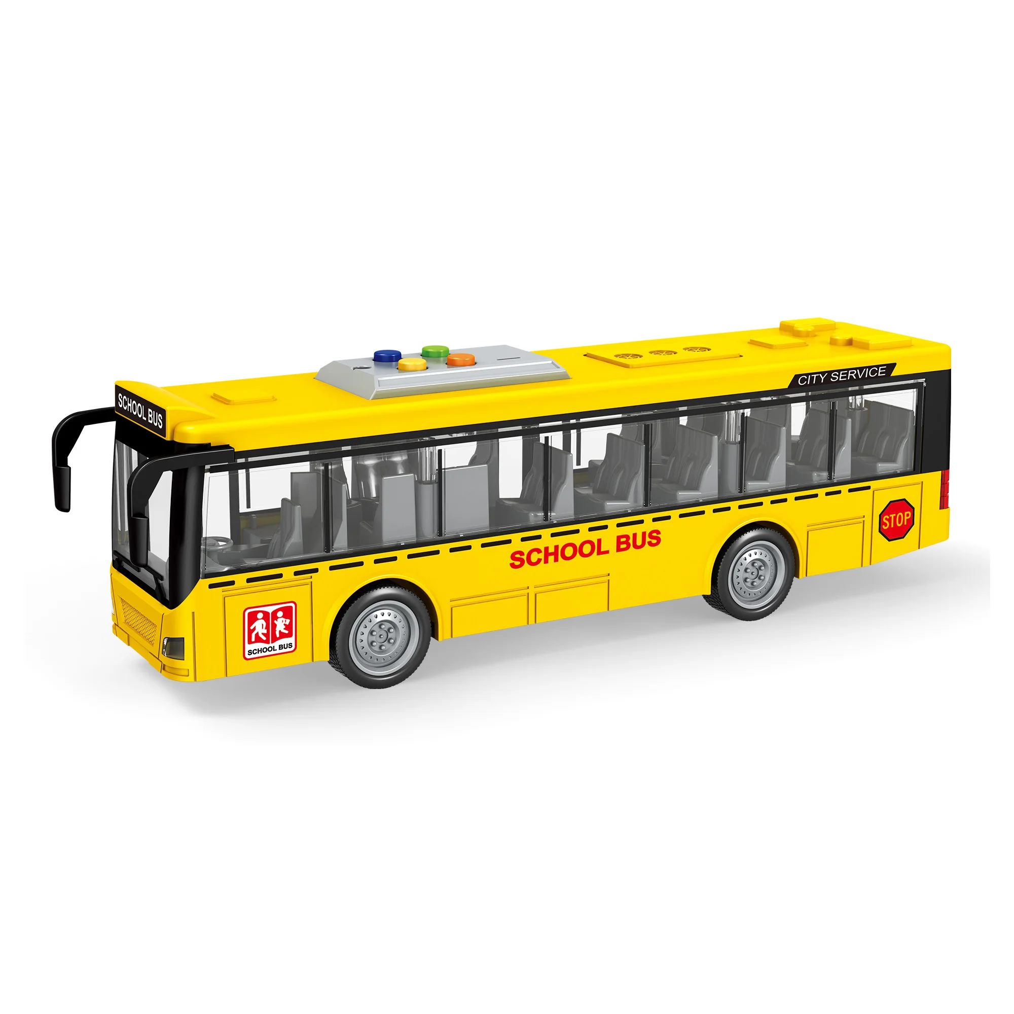 1:16 Campus Bus Educational Toy For Stimulating Imagination And ...