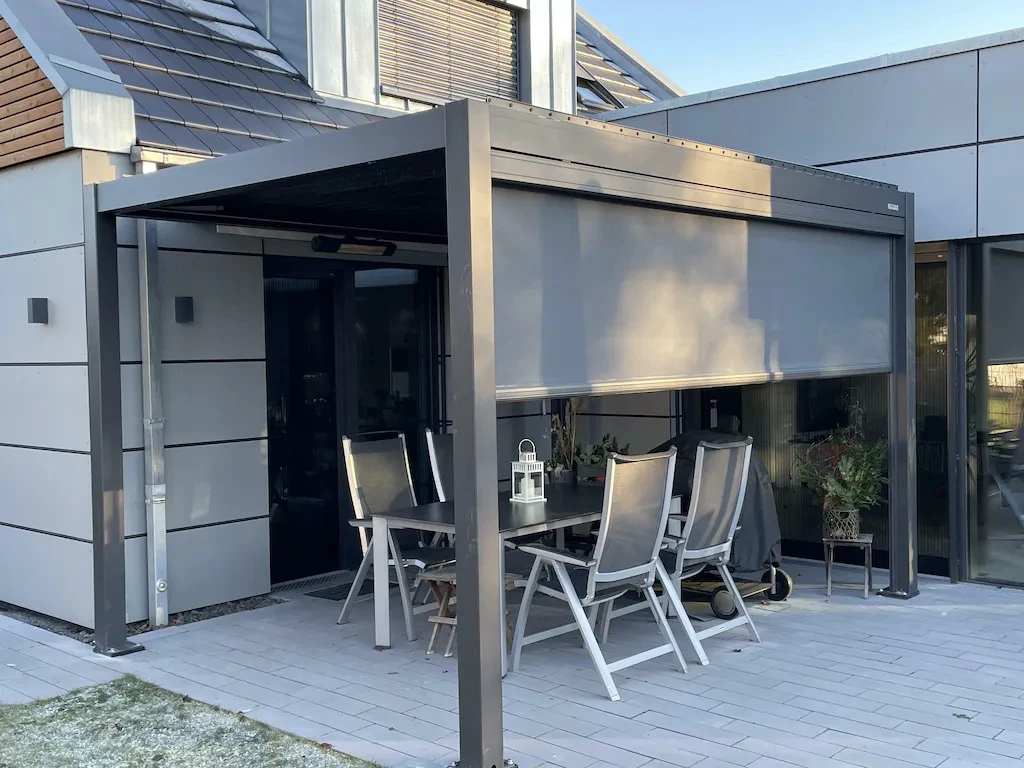 Motorized Pergola with Louvered Aluminium Roof - YSY PGL-175