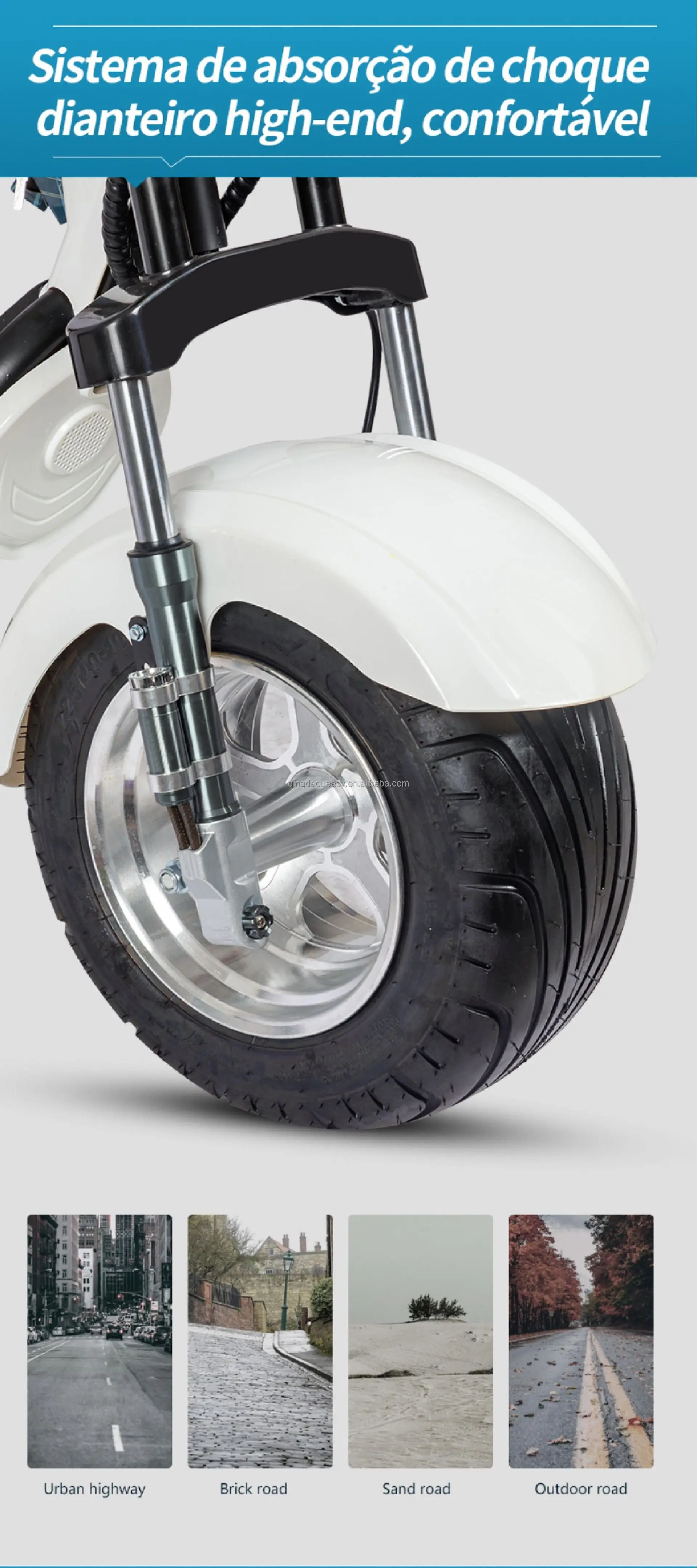 Brazilian Citycoco X9 Model Electric Scooter Hot Selling 1.3M Wheelbase ...