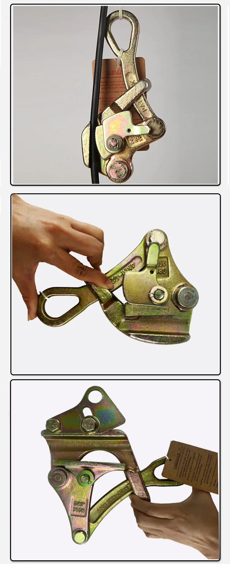 1ton Wire Rope Cable Pulling Grips Ratchet Tightener Wire Grip - Buy ...