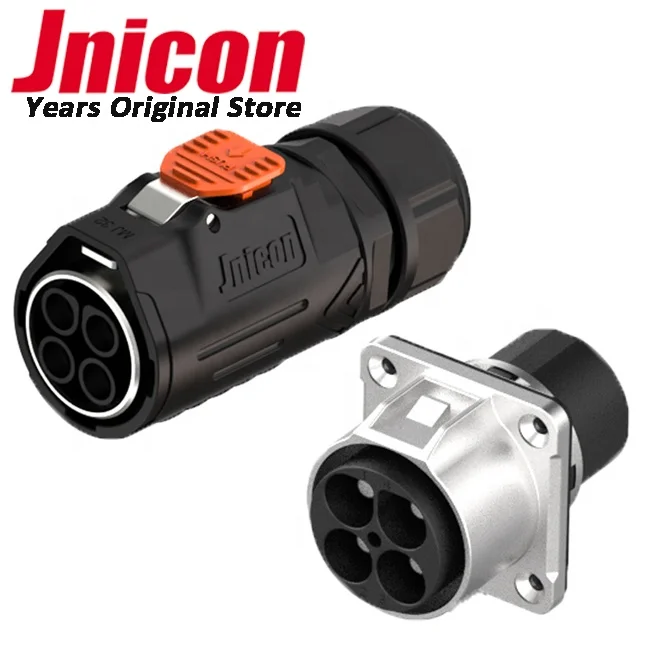 Jnicon Quick Lock Power Wire to board 4 pin waterproof crimp connectors ...