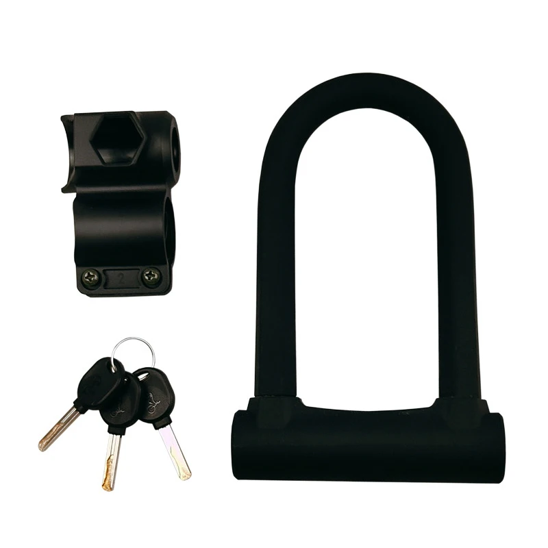 Steel Bike Locks U-Shaped Bike Lock - High Security Steel Motorcycle ...