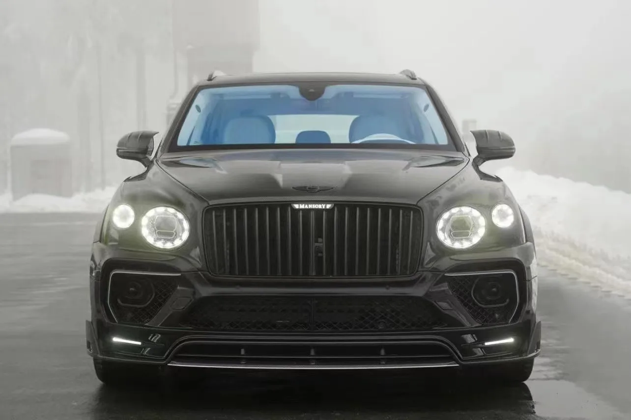 For Bentley Bentayga Upgrade MSY Style Carbon Fiber Front and Rear ...