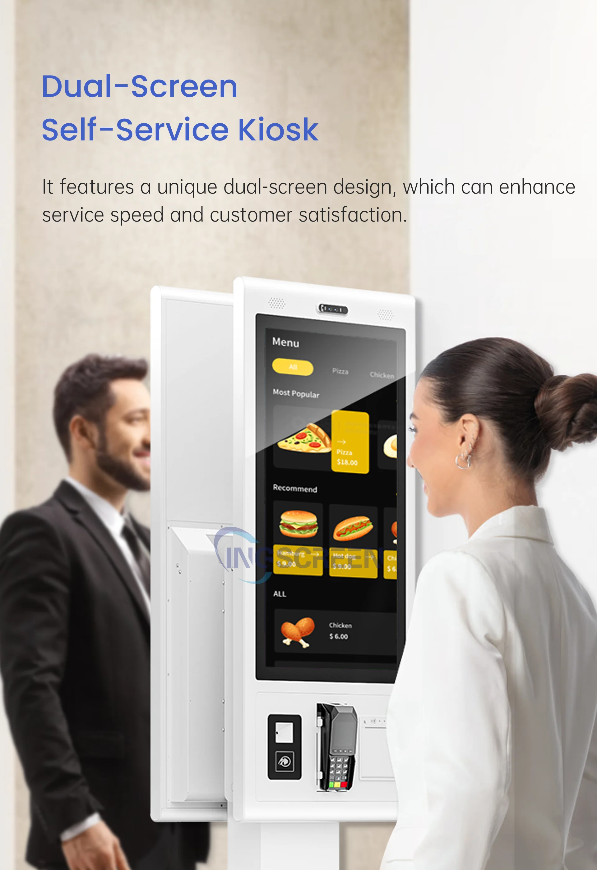 INGSCREEN Interactive Self Service Payment Kiosk - SDK