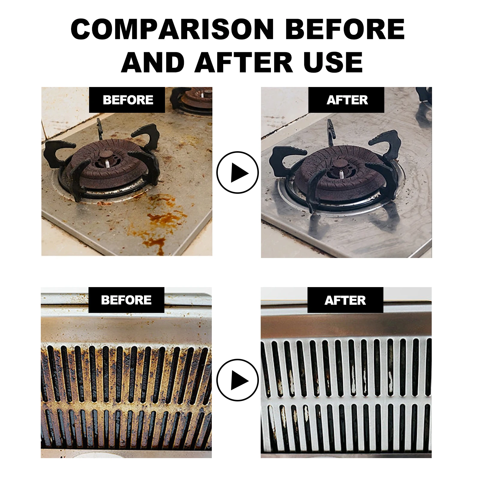 Stainless Steel Cleaning Powder Home Pot Bottom Burnt Rust Removal ...