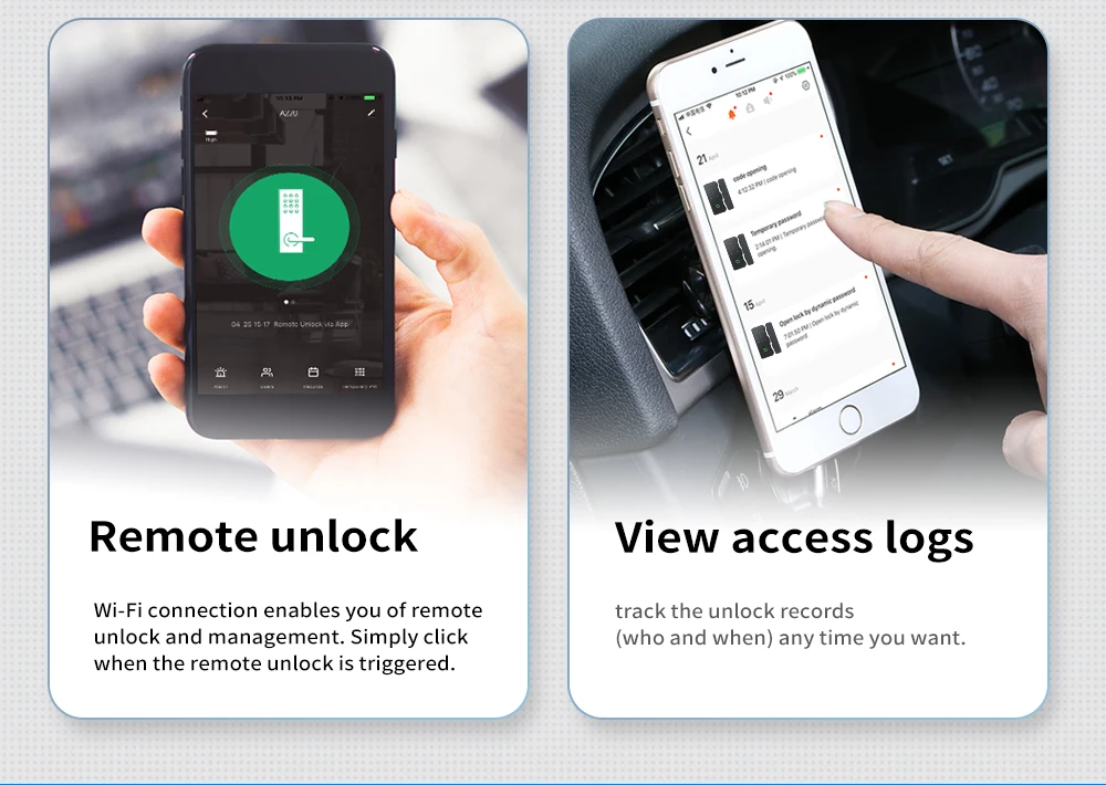 Smartek G5 Aluminum RFID Card Password Electronic Lock