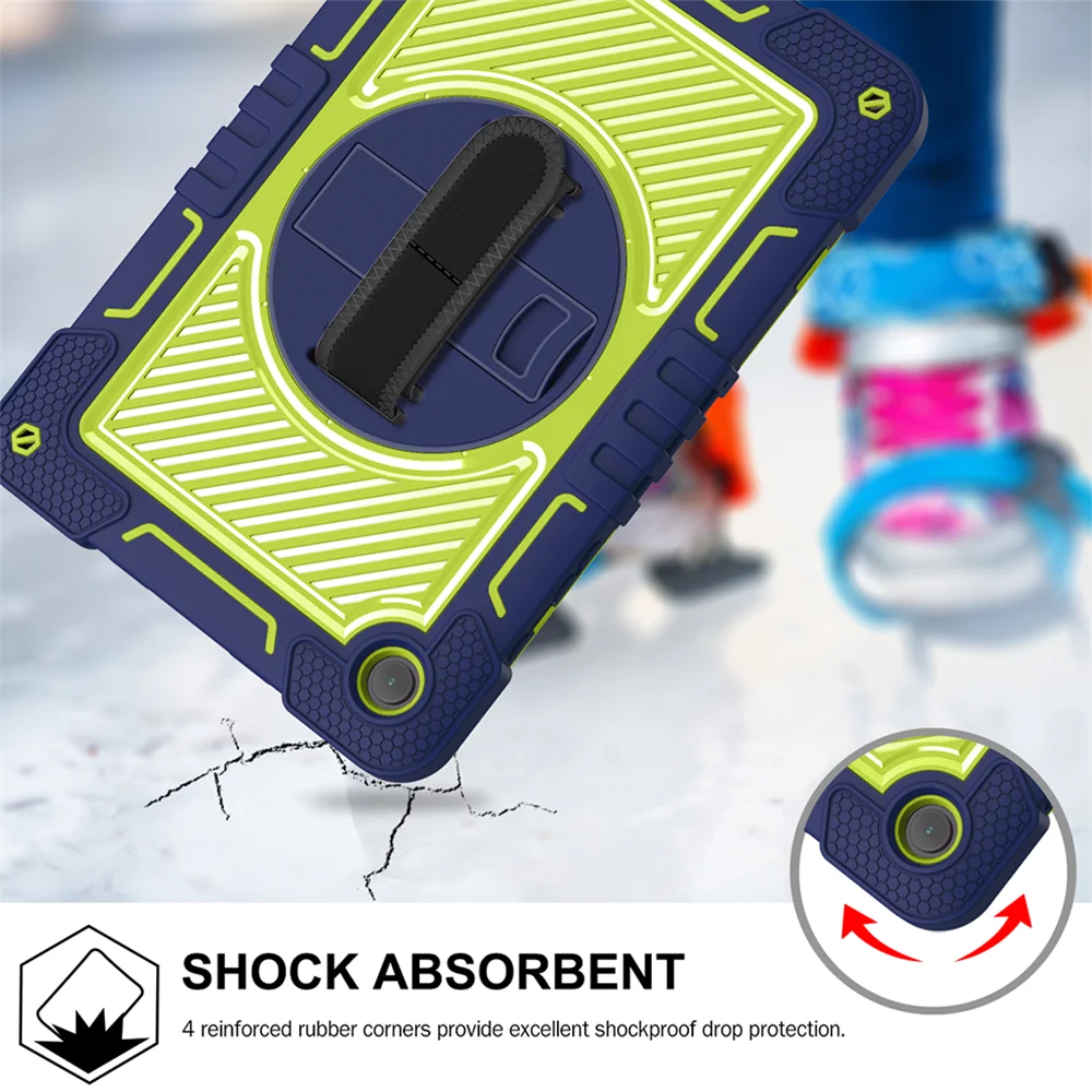 Shockproof Armor Tablet Case For Samsung Tab A9+ - Kid-friendly Design