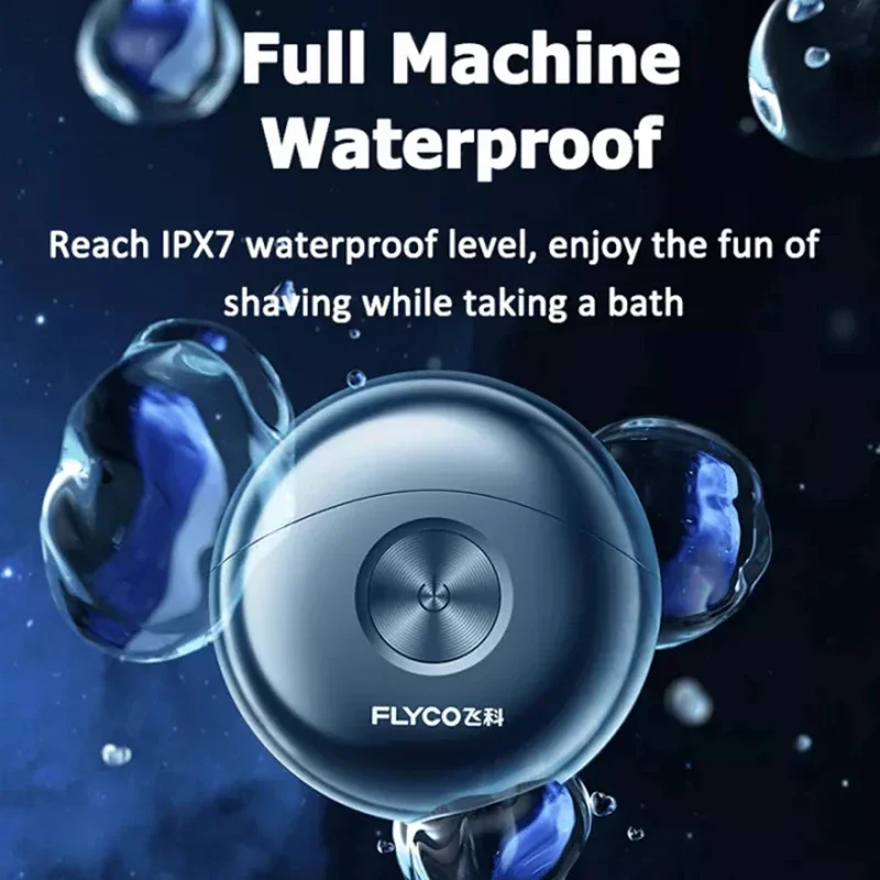 Flyco Fs891 Portable Electric Razor Whole Body Washing Travel Pack Mens Shaver With Gift Box 1 ...