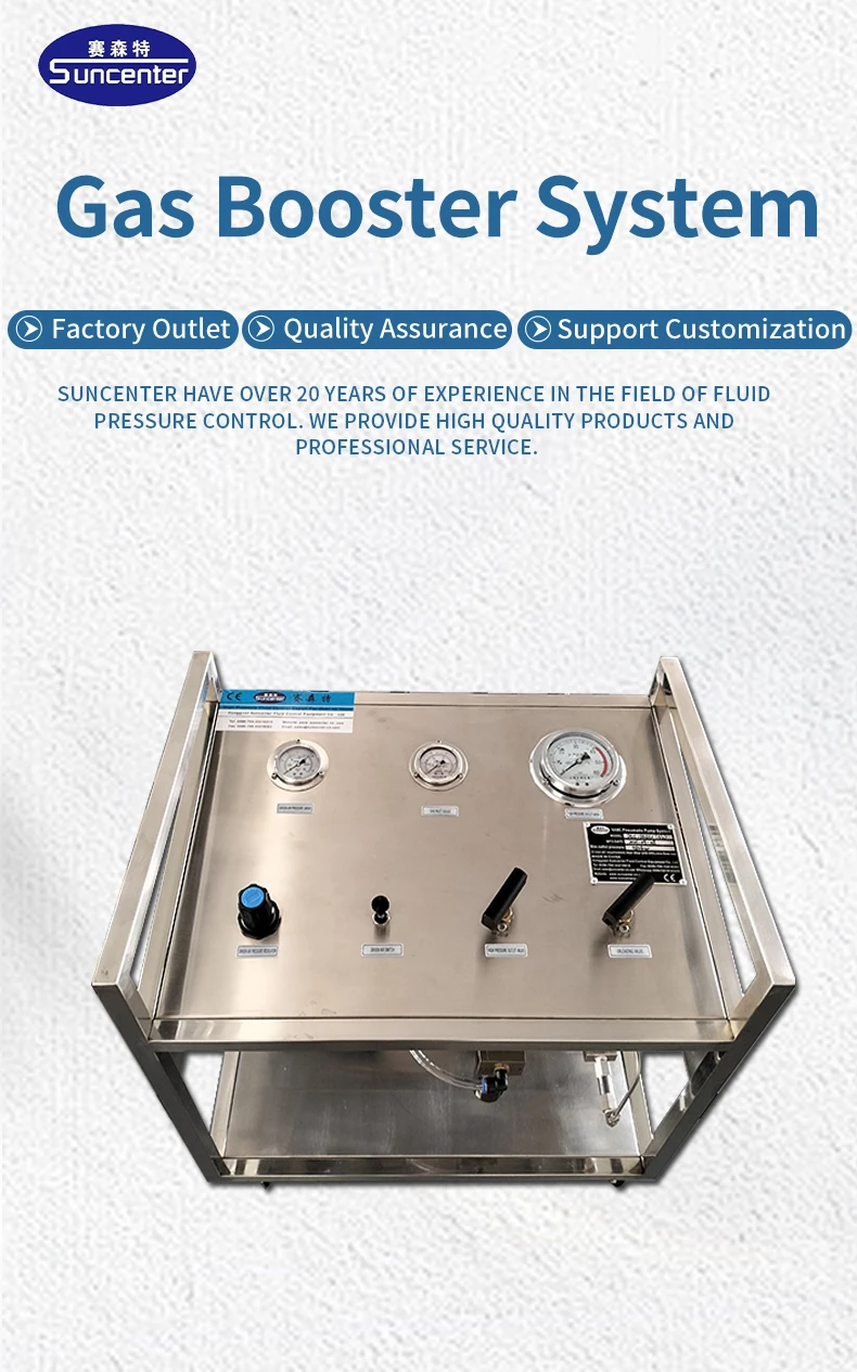 High Pressure Hydrogen Air Driven Booster Pump System - Buy Gas ...