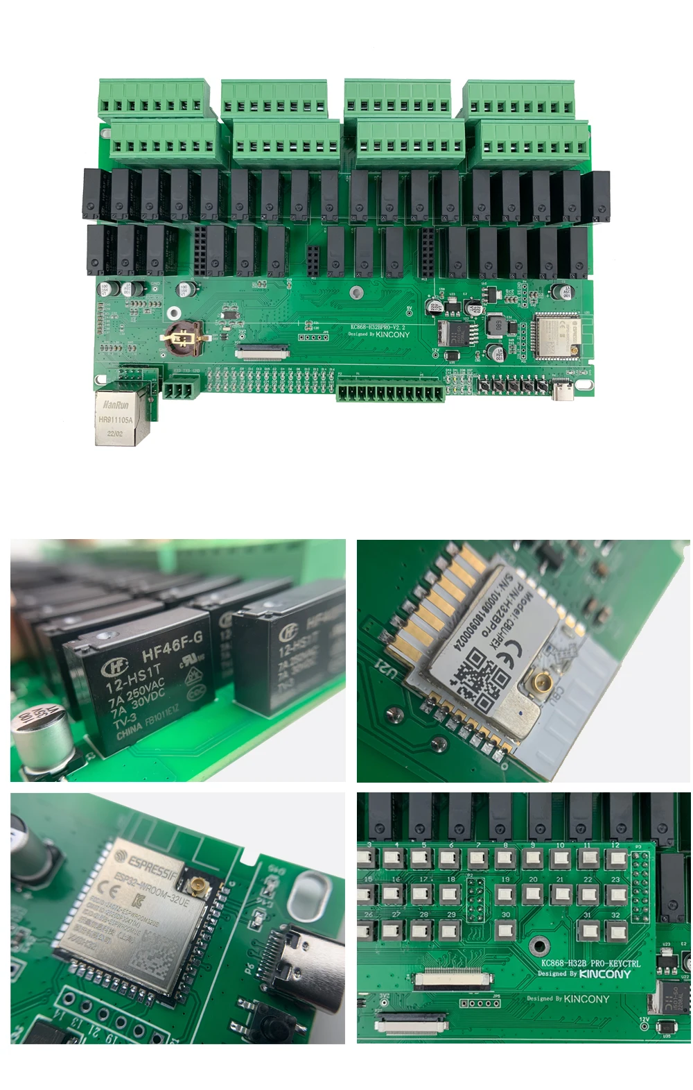 Kincony Kc868 H32b Pro Smart Ethernet Wifi Relay Controller
