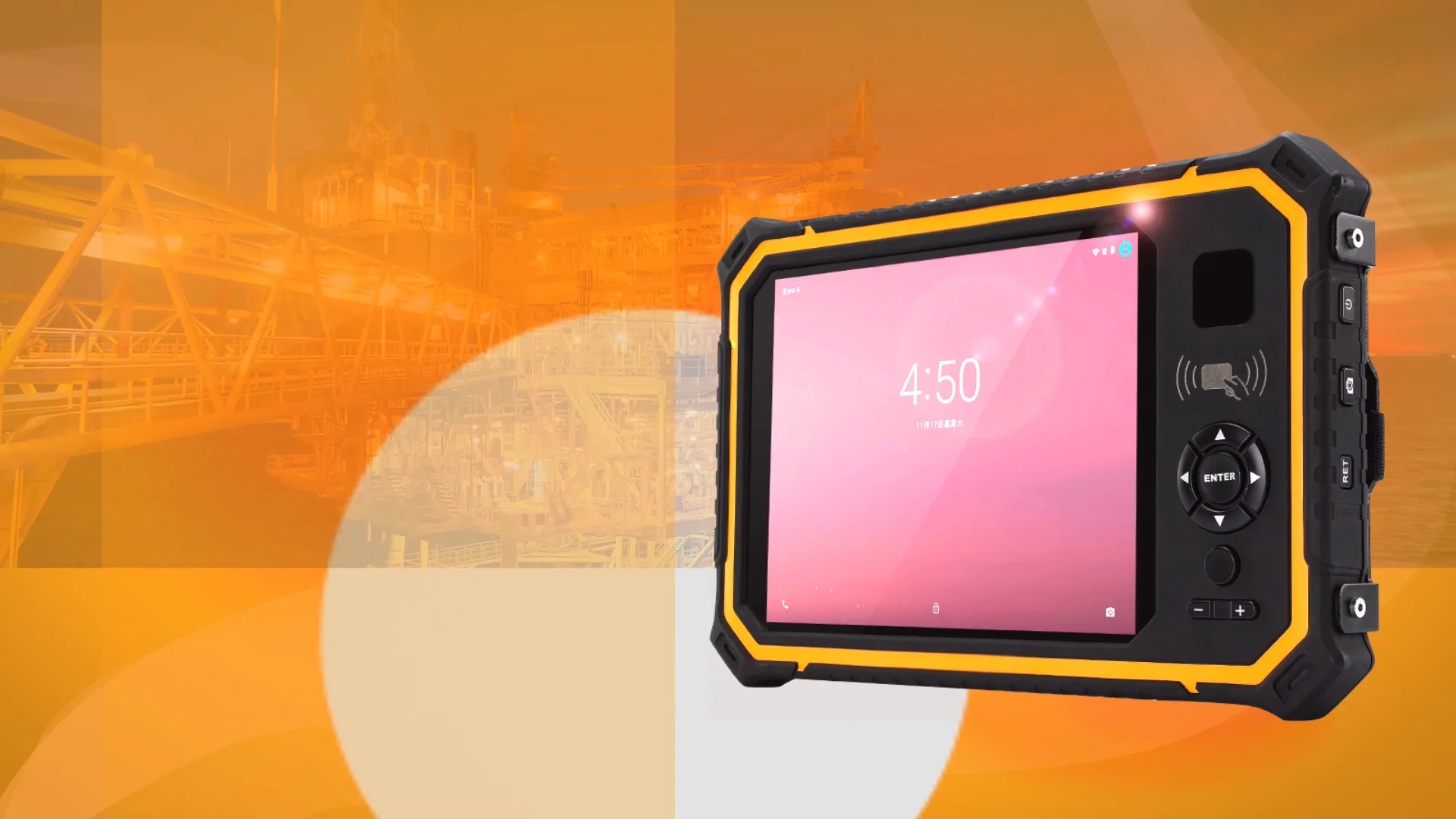 Hugerock T80 8 Inch Biometric Fingerprint Scanner Gps Hardware Rugged ...