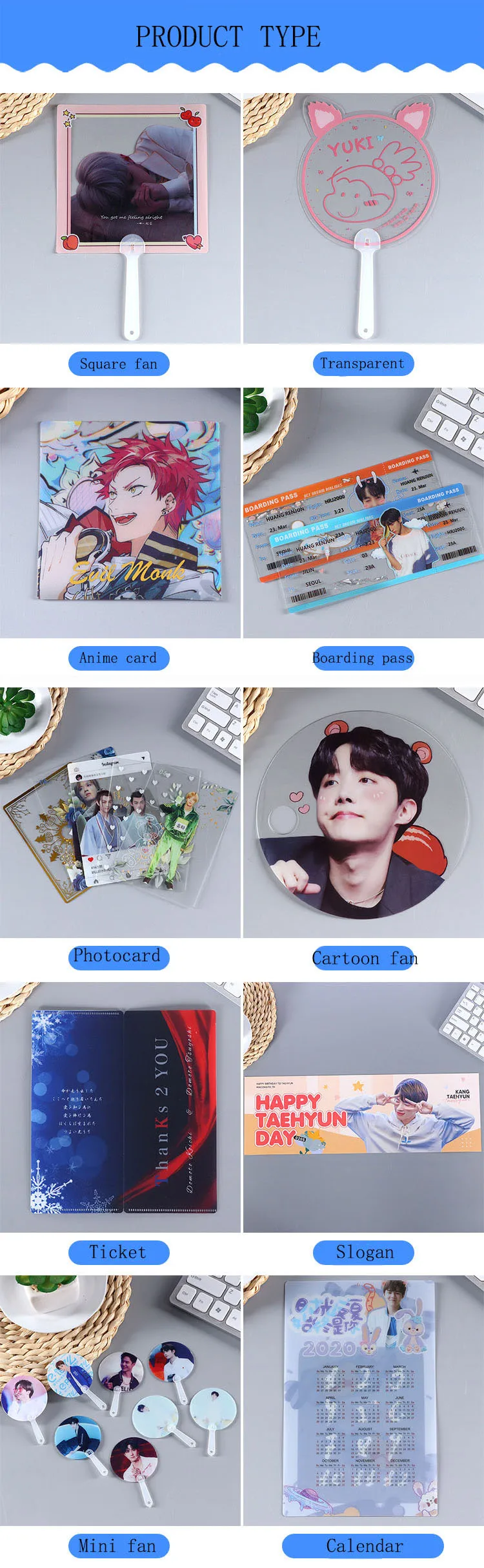 Photocard Frames Idol Card Supper Transparent Plastic Pvc K-pop Photos ...