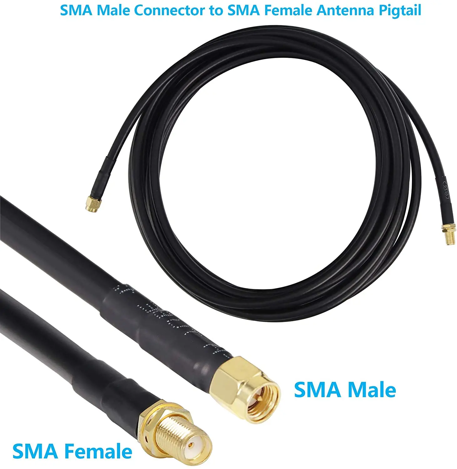 Outdoor Measurement Gnss Antenna Molded Rf Cable Tnc Male To Tnc Male ...