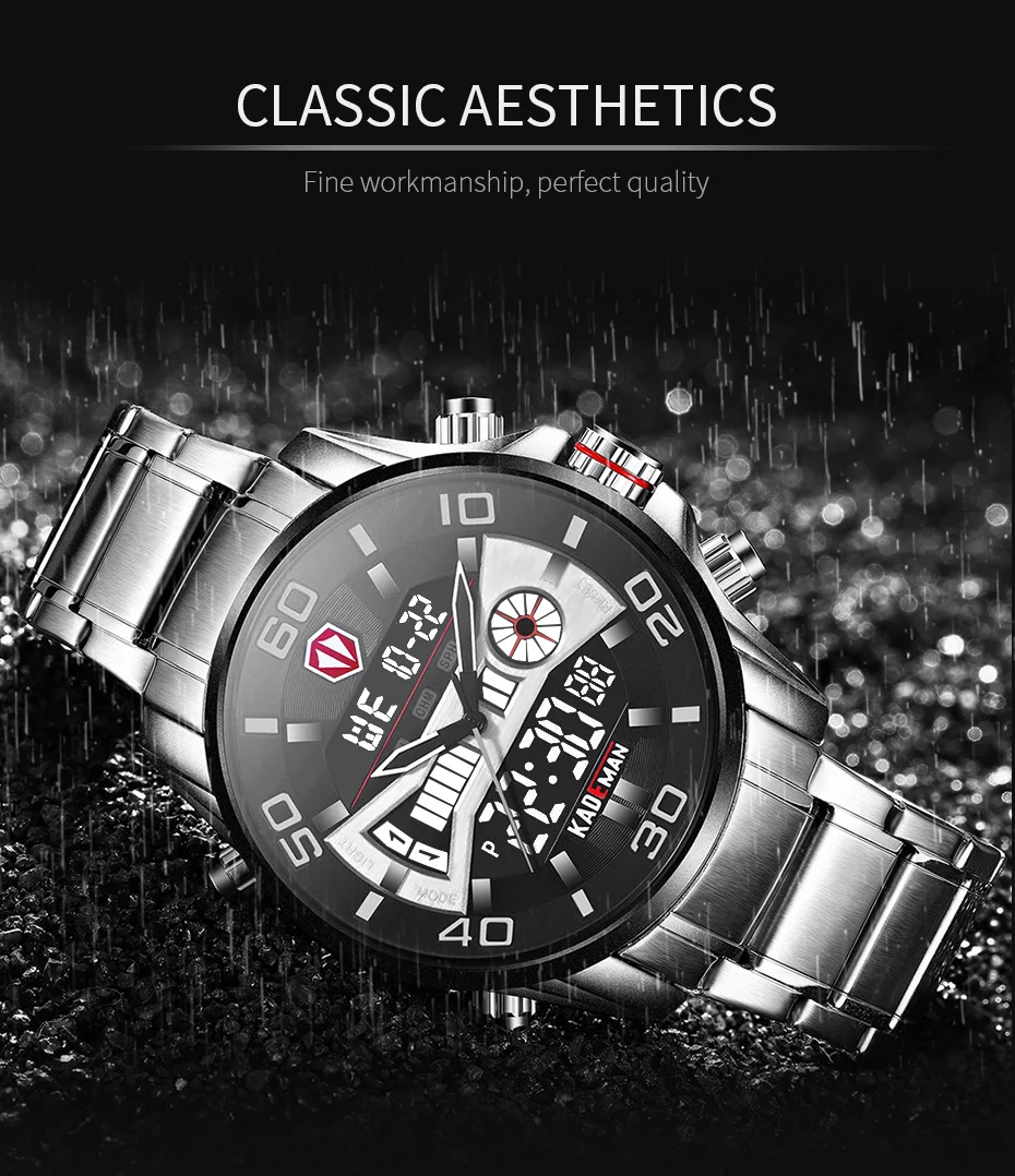 Kademan Luxury Men’s Digital Watches - Waterproof & Stylish