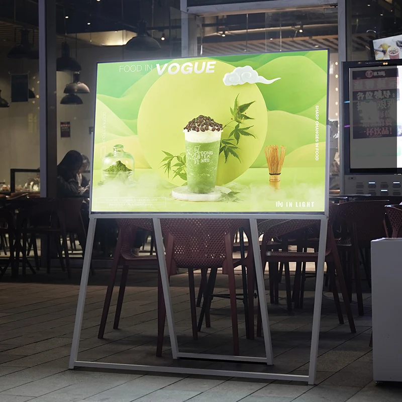 Stainless Steel Aluminium Alloy Poster Tension Fabric Brand Sign Led ...