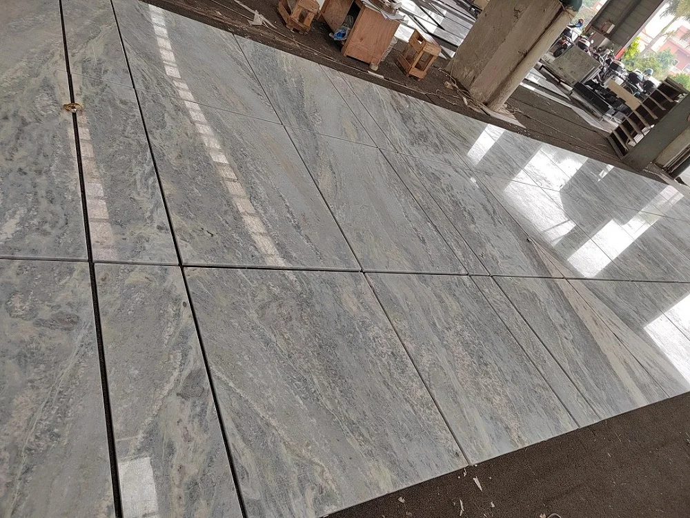Nature Blue Crystal Marble Tiles Nature Quartzite Stone Tiles And Slab ...