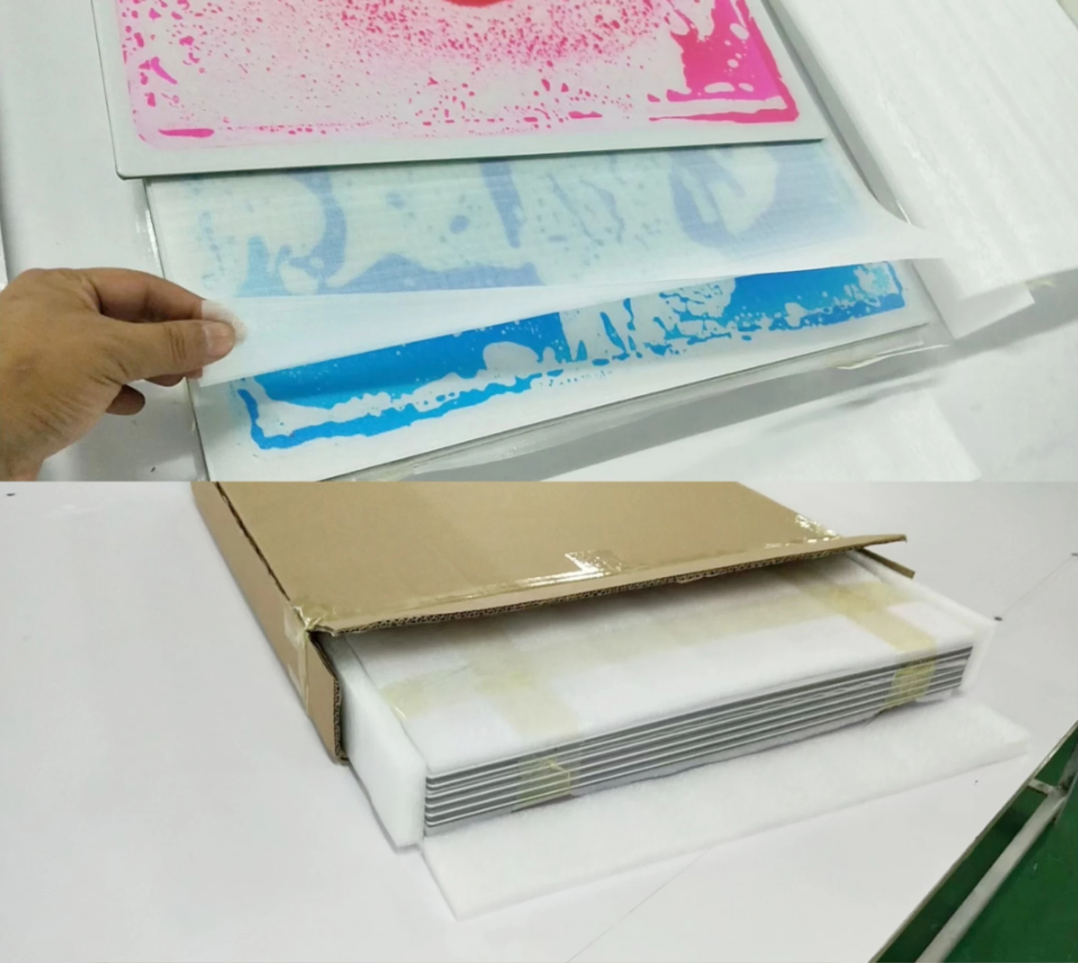 2024 Autism Toys Uv Floor Liquid Sensory Tile Mat Sensory Anti Stress ...