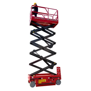 300 500 Kg Full Electric Mobile Folded Platform Hydraulic Scissor ...