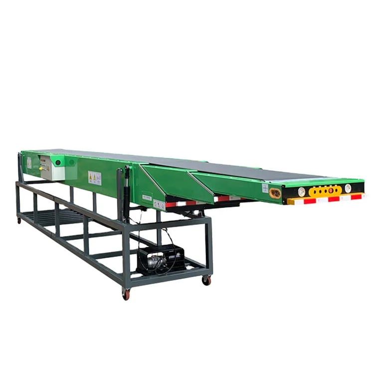 Truck Mobile Belt Conveyor Unloading Machine Turkmenistan Telescopic ...