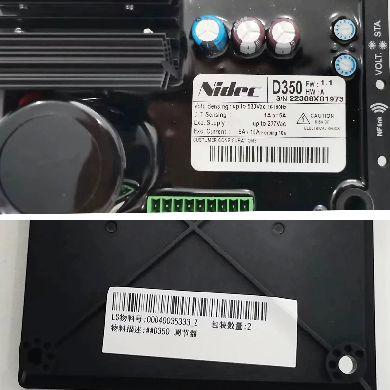 Leroy Somer Alternator D350 Voltage Regulator Avr D550 Nidec For ...